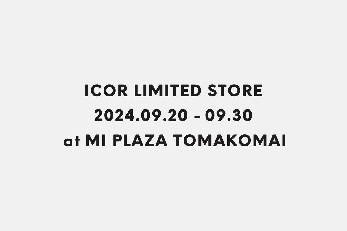 ICORが北海道苫小牧エリアに初POPUP！大好評の〔MELONオイルインミスト〕を含む人気のキットも出品が決定。